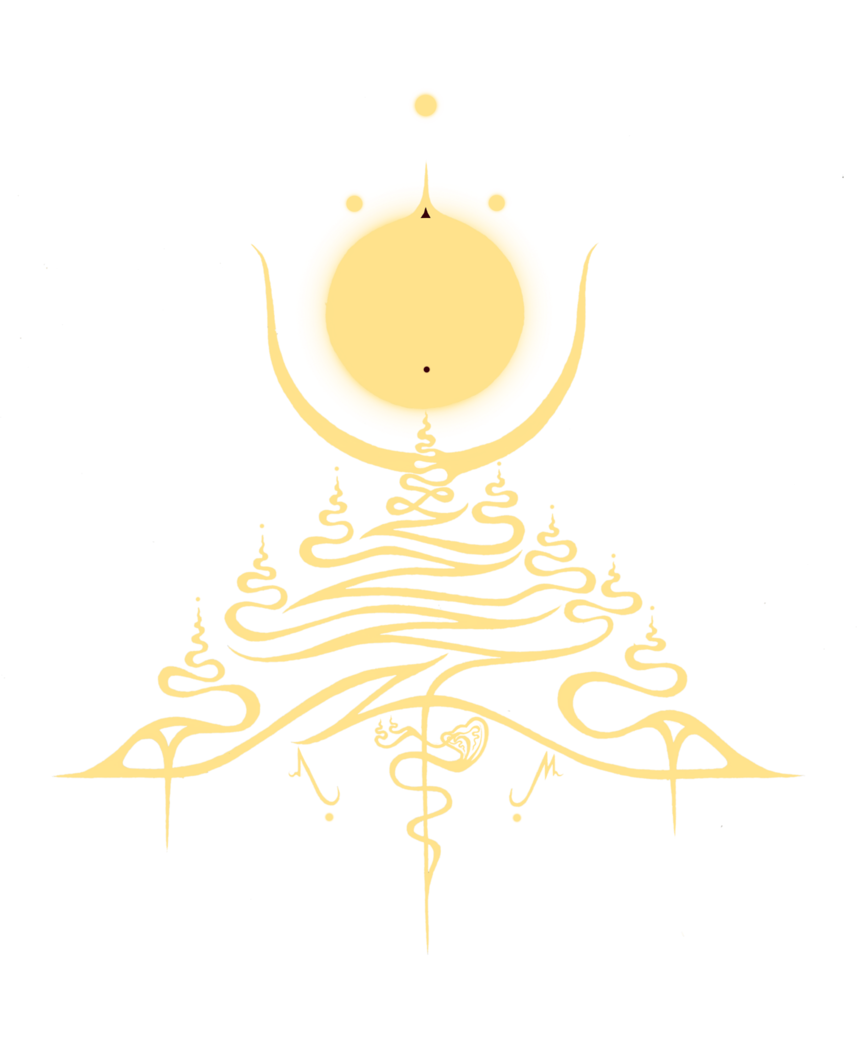 NNMM - Éons logo (Yellow sun) - MoshPitNation